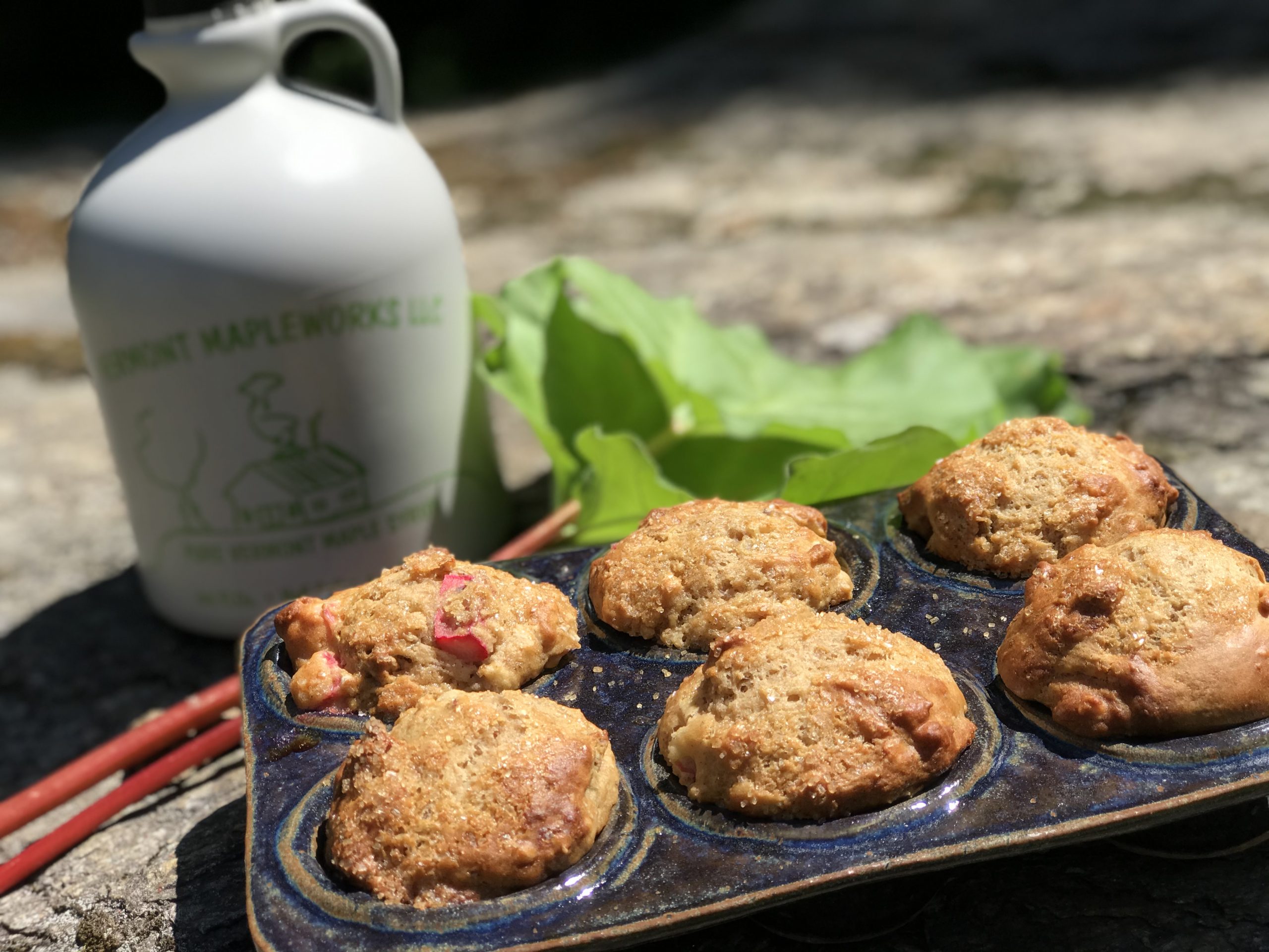 Maple Rhubarb Muffins | Vermont Mapleworks